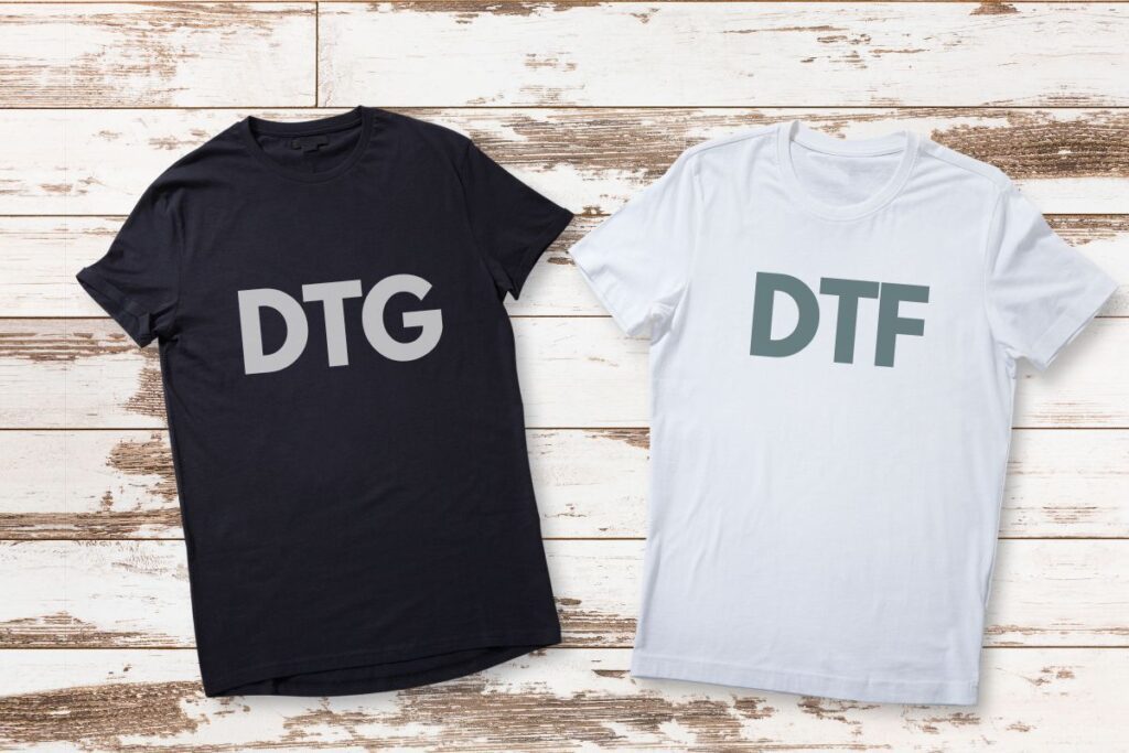 Comparing DTG and DTF Printing: Differences and Uses