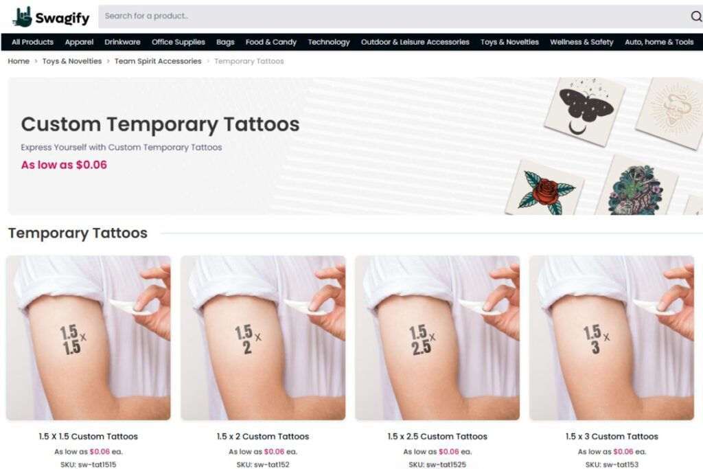 Create Custom Temporary Tattoos with Swagify Effortlessly